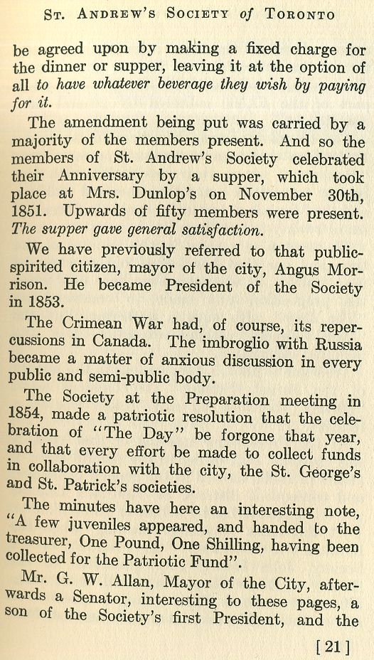 One Hundred Years Ago