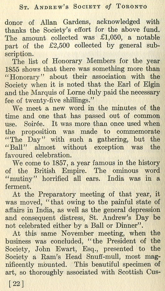 One Hundred Years Ago